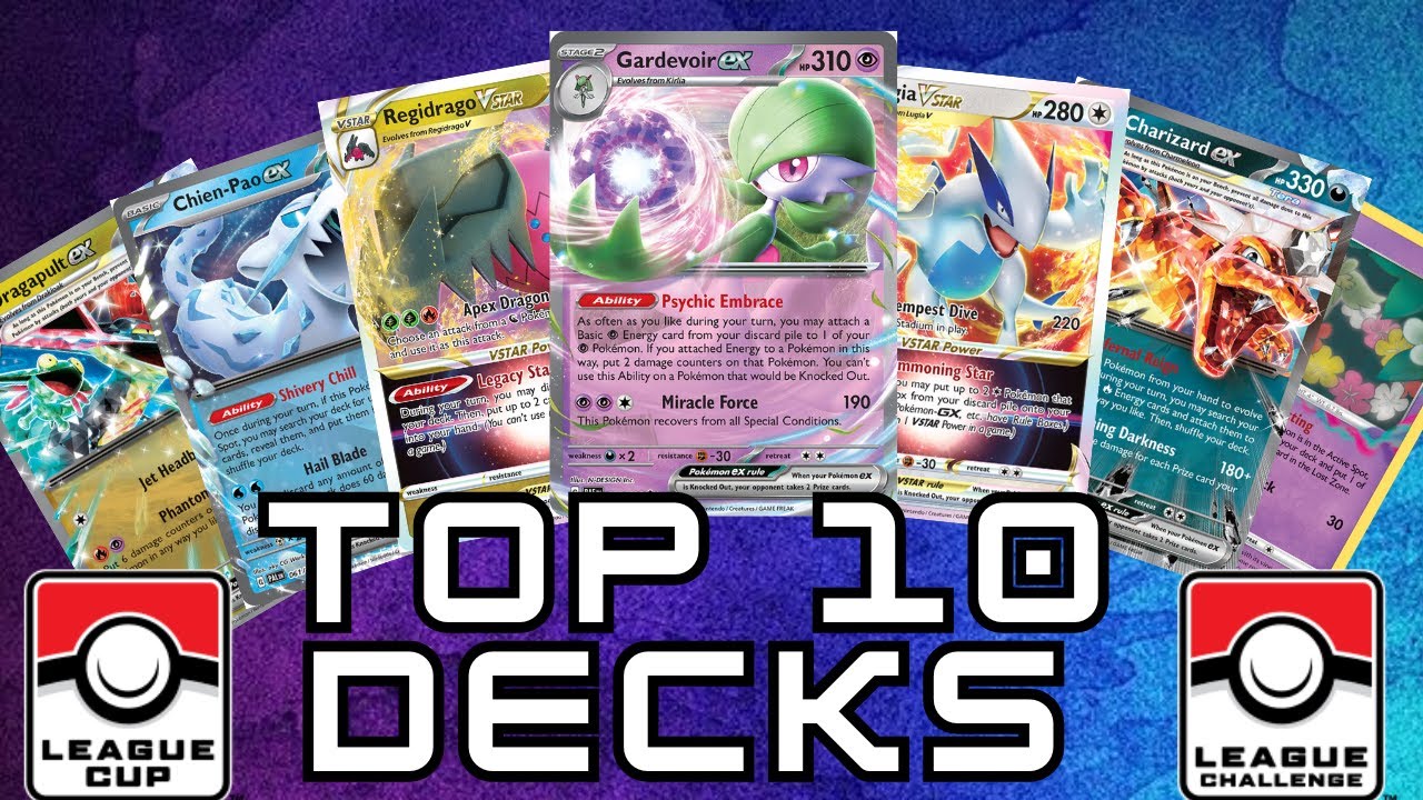 Top 10 Pokemon TCG Decks For League Cups & Challenges With Lists! - YouTube