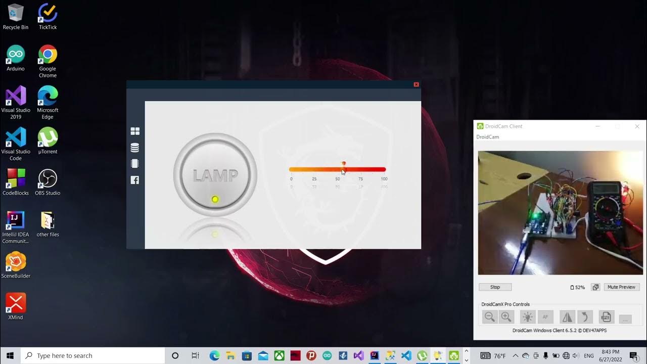 experimenting with phase angle control (arduino, java, javafx) - YouTube