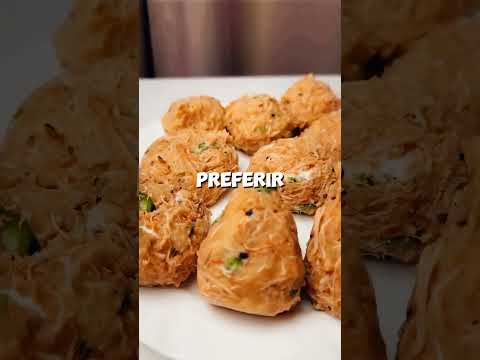 ✨ Coxinha Fit com 3 Ingredientes ✨