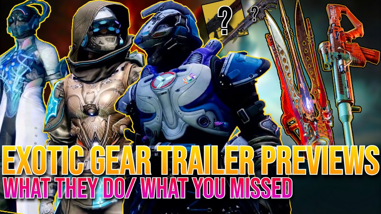 Destiny 2: Final Shape Exotic Gear Preview, What They Do + What You ...