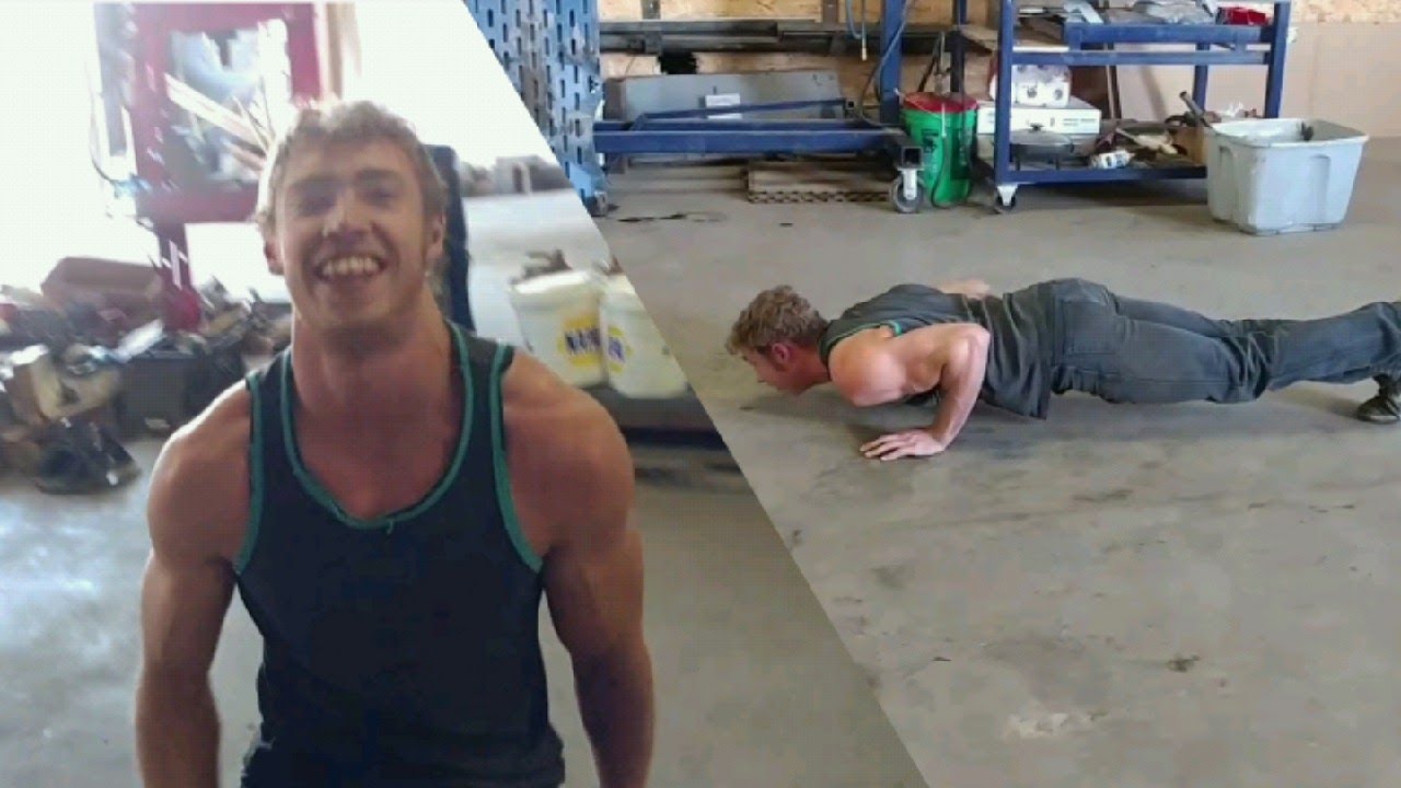 SALLY UP PUSH-UP CHALLENGE. fail.. - YouTube