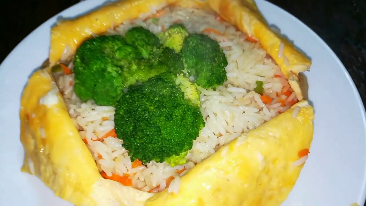VEGETABLES ABALONE FRIED RICE. - YouTube