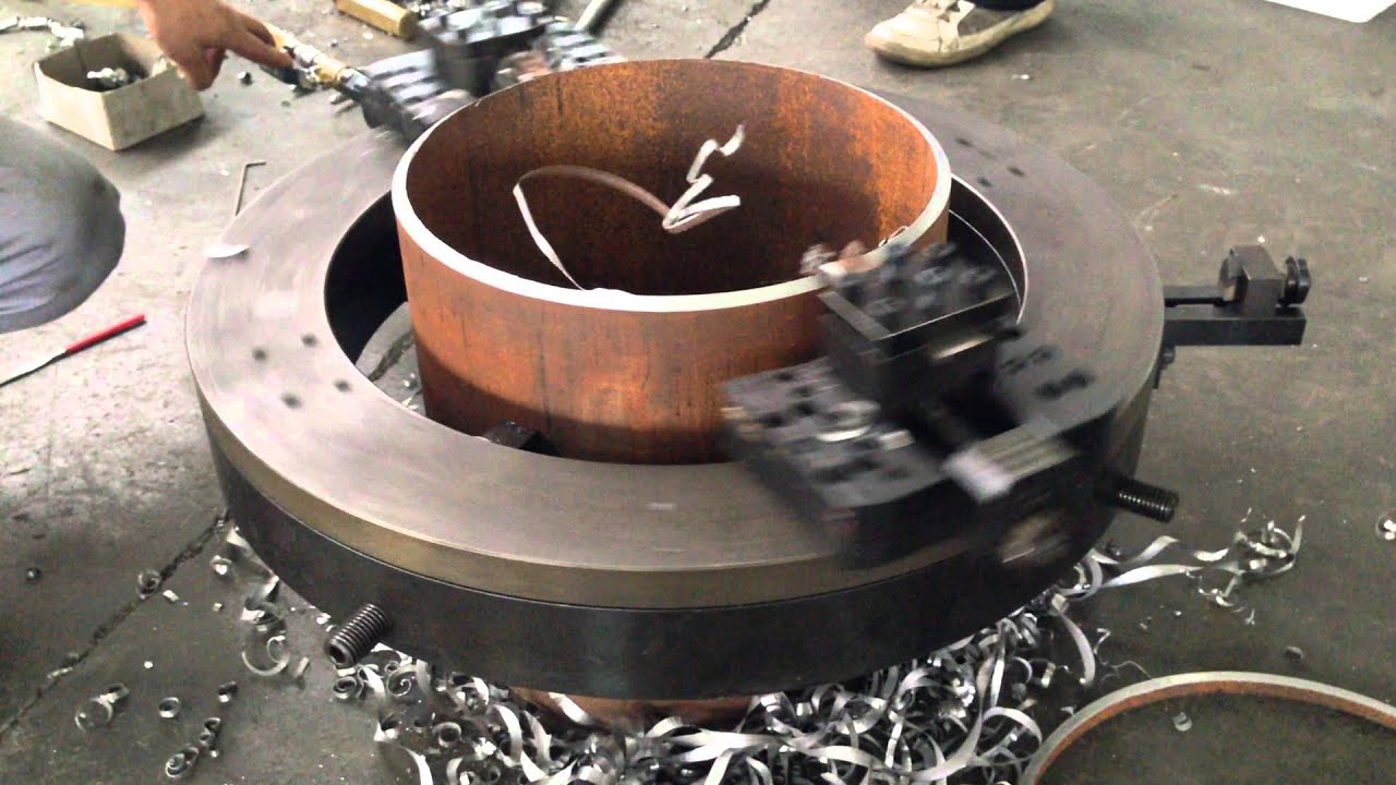 ISF-406 Pneumatic Low Clearance Pipe Cutting Off and Beveling Machine ...