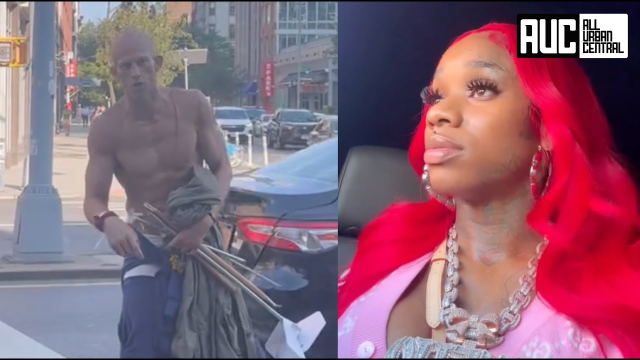 "I'll Spit On You" Sexyy Red Gets Confronted By Homeless Man In NYC ...