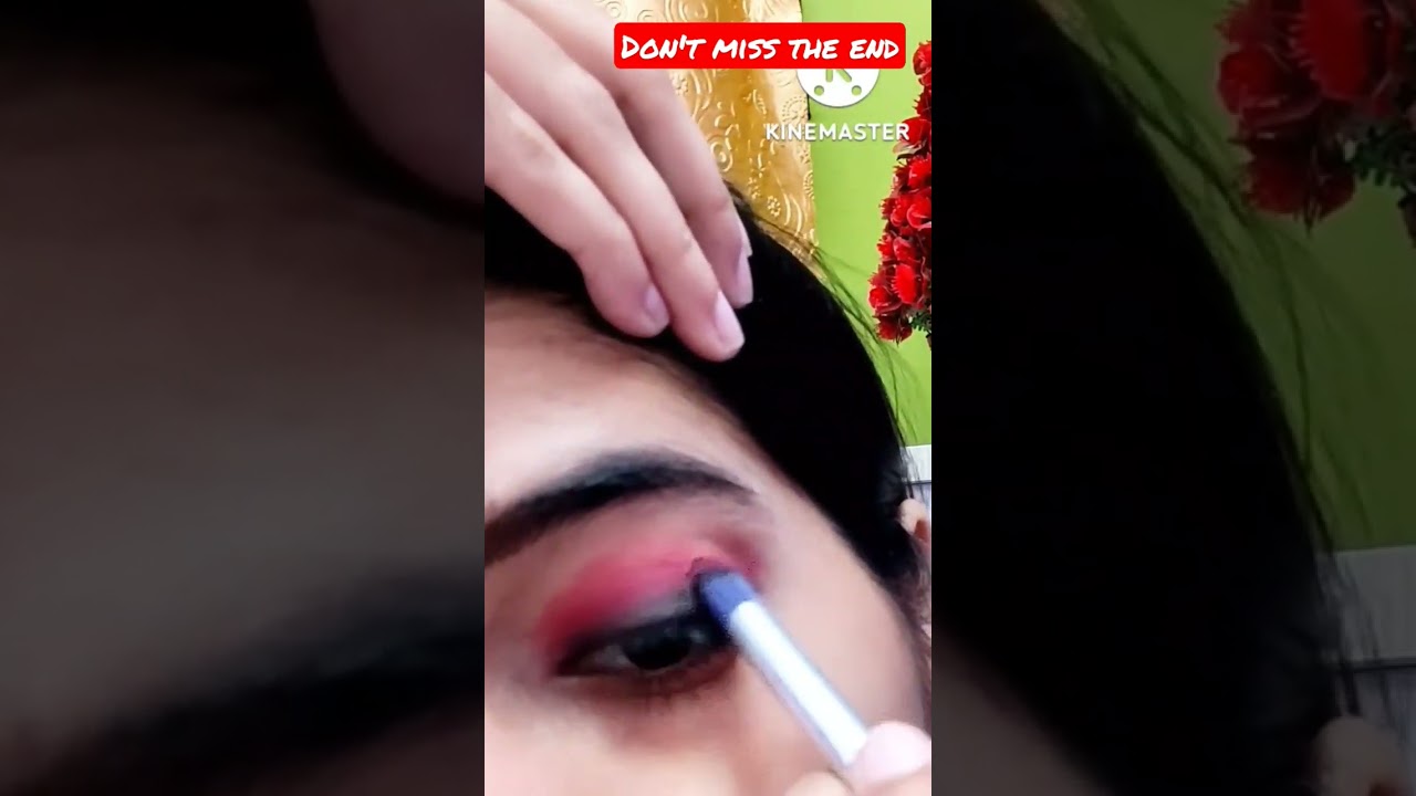 Teenage & Beginner's Navratri eye look #shaheensiddiquibeauty #navratri ...