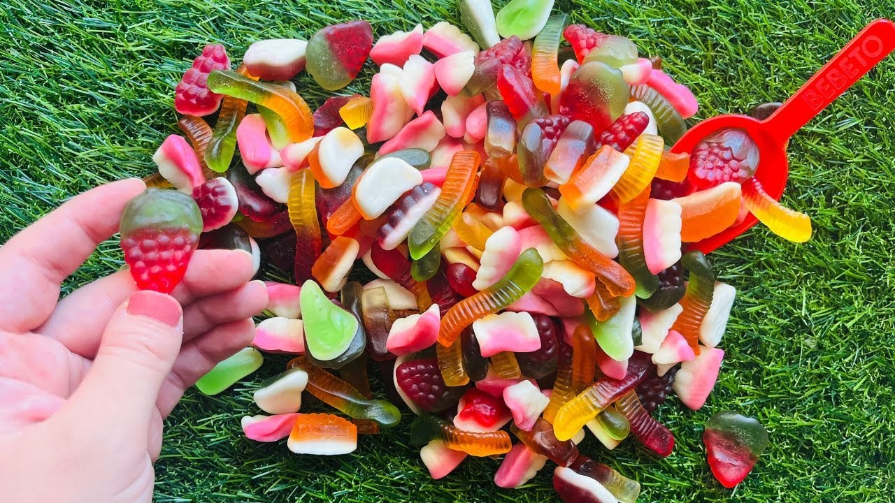 Unboxing a Giant Candy Bag 🍬😱 | Colorful Gummy Sweets Explosion in 4K ...