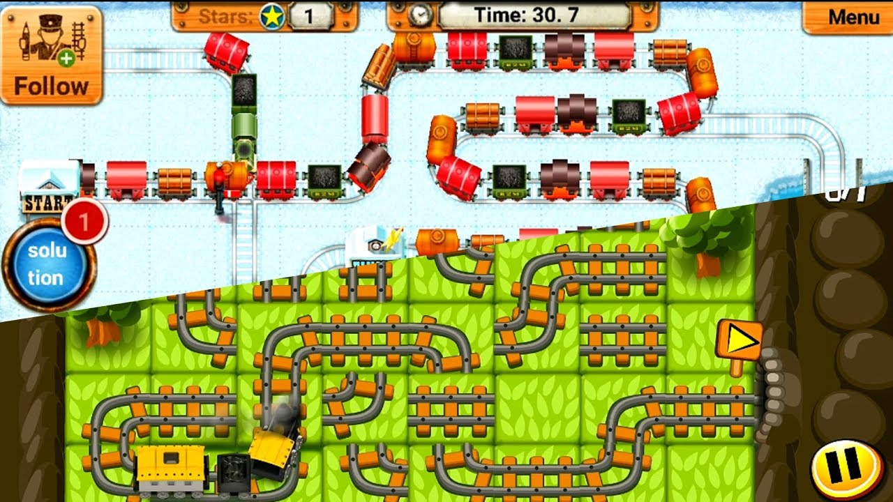 Train Tiles Express & Rail Maze 2 Combination - Train Puzzle Games ...