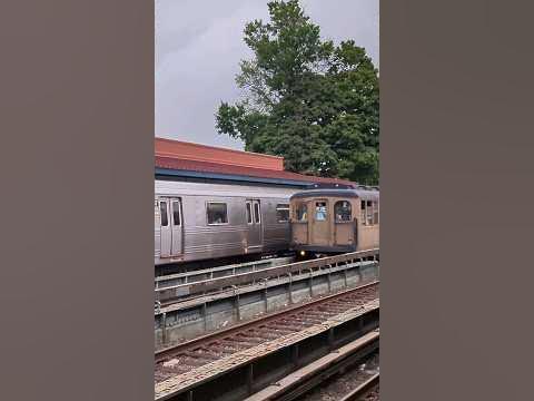 MTA Parade Of Trains 2023: Another Race Of The R46 Q Train & The BMT Standards At Ave U #shorts ...
