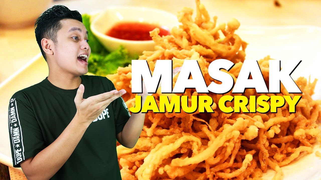 MASAK VEGETARIAN JAMUR CRISPY ! - YouTube