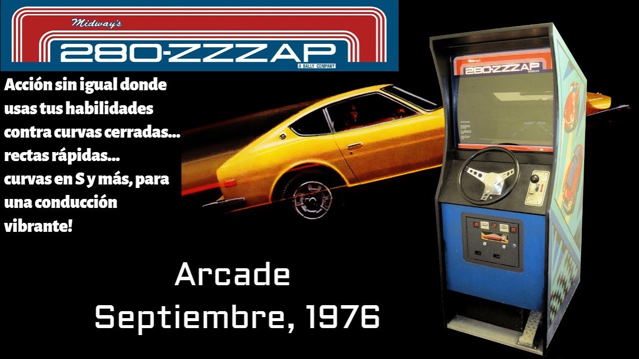 280 Zzzap (1976) [Arcade] - La experiencia más realista de conducción ...