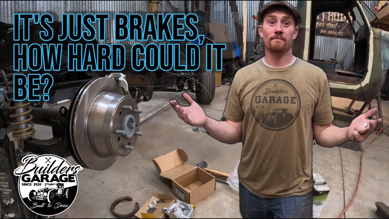 Give me a BRAKE! Rear brakes on the Daily driver Rat Rod. - YouTube