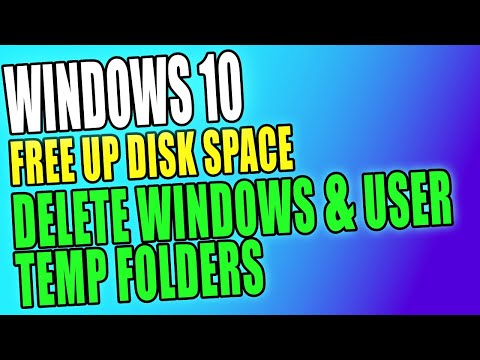 How To Delete Windows Temp Folder & User Temp Folder PC Tutorial | Free Up Disk Space