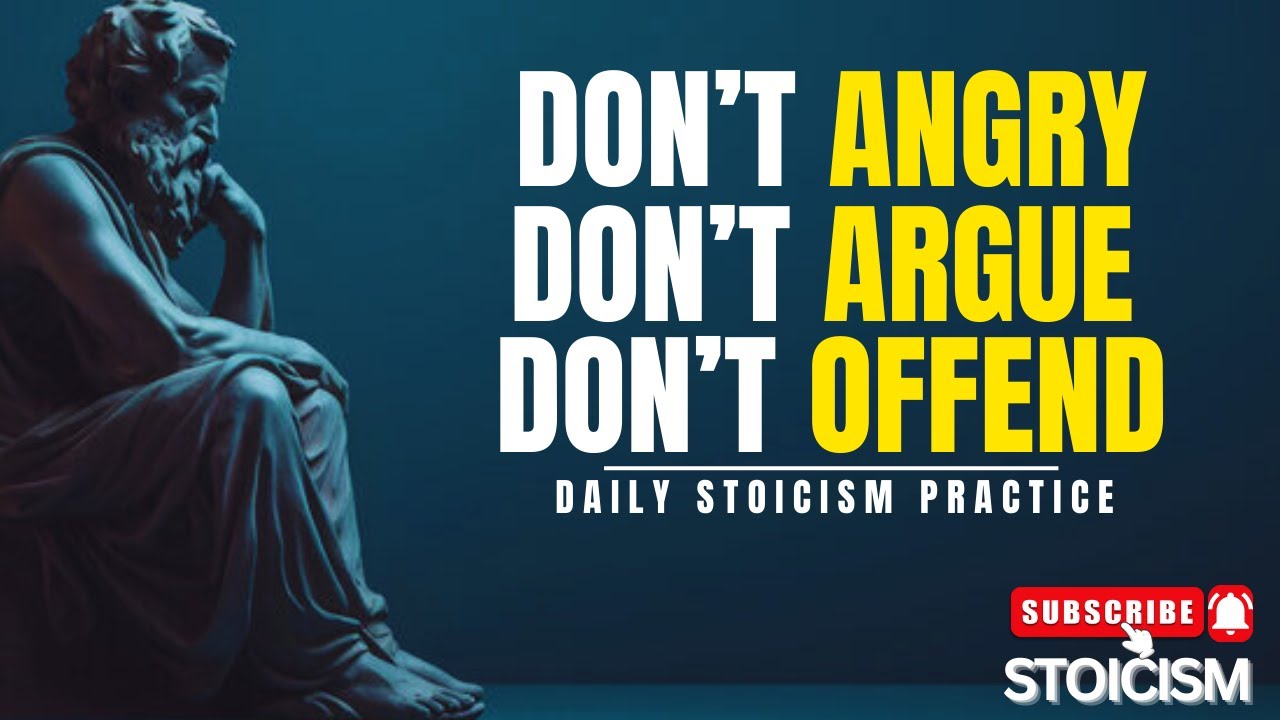 8 Stoic Rules to Destroy Anger Forever | Master Inner Peace with ...