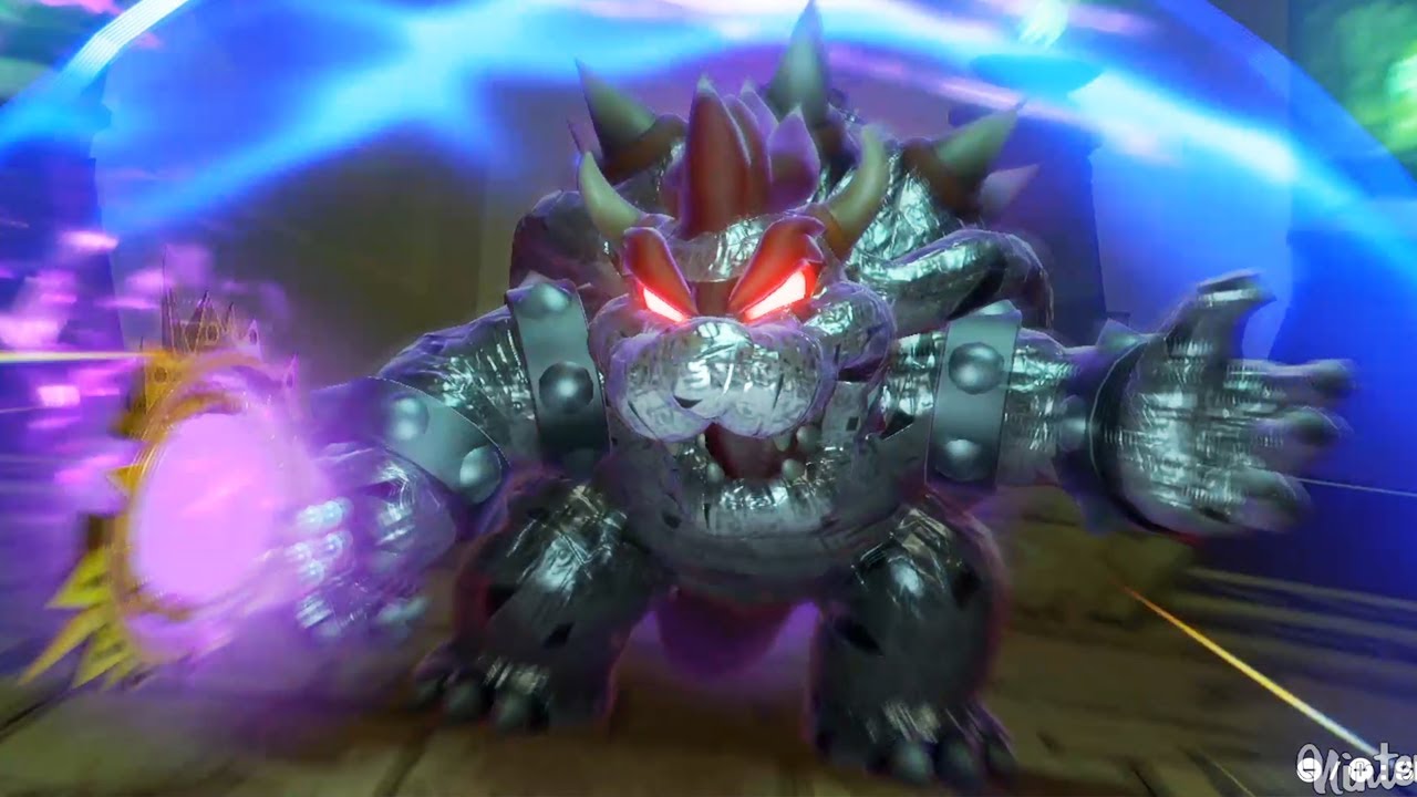 Mario Tennis Aces - Final Boss & Ending Vs. Bowser (Bowcien) - YouTube