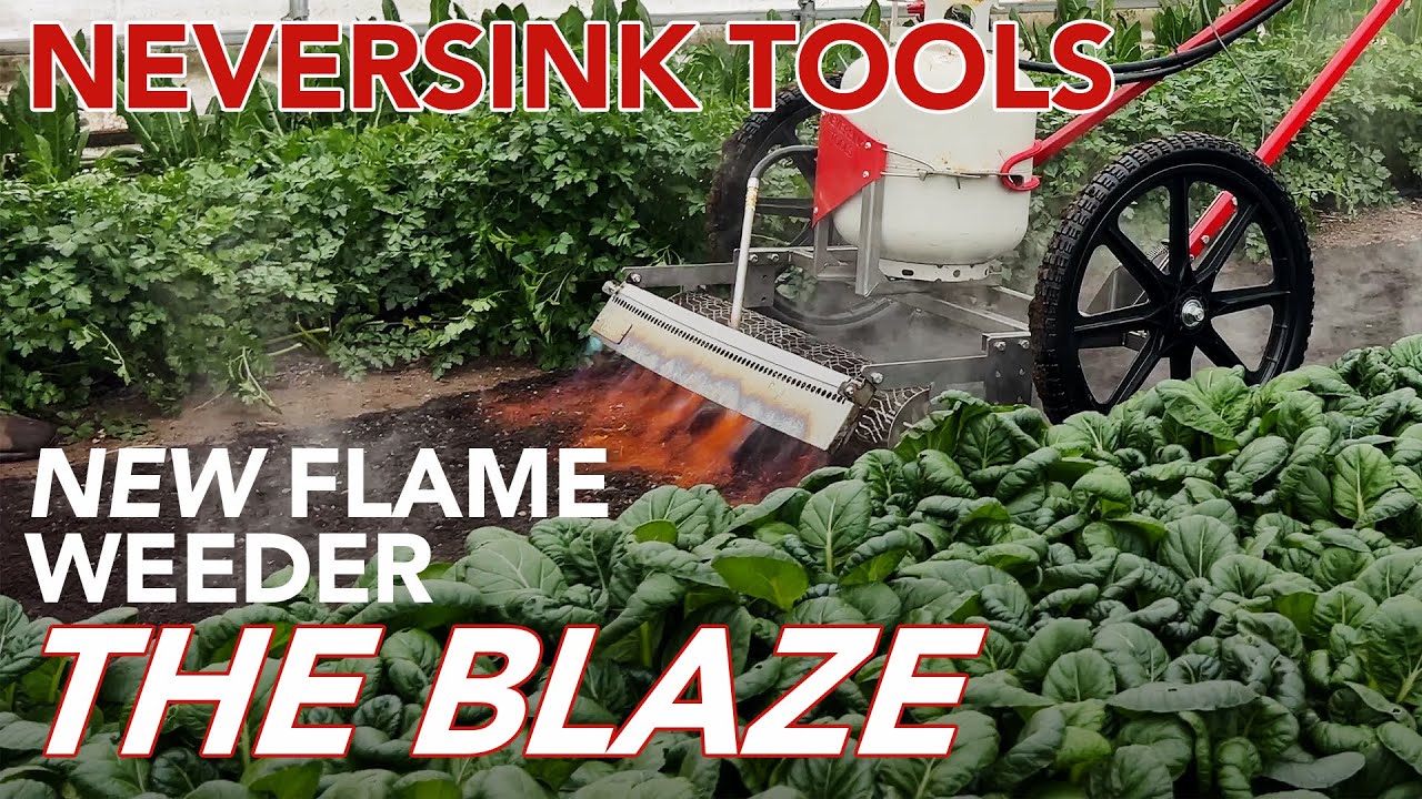 Flame Weeder The Blaze. The Most Effective and Most Efficient - YouTube