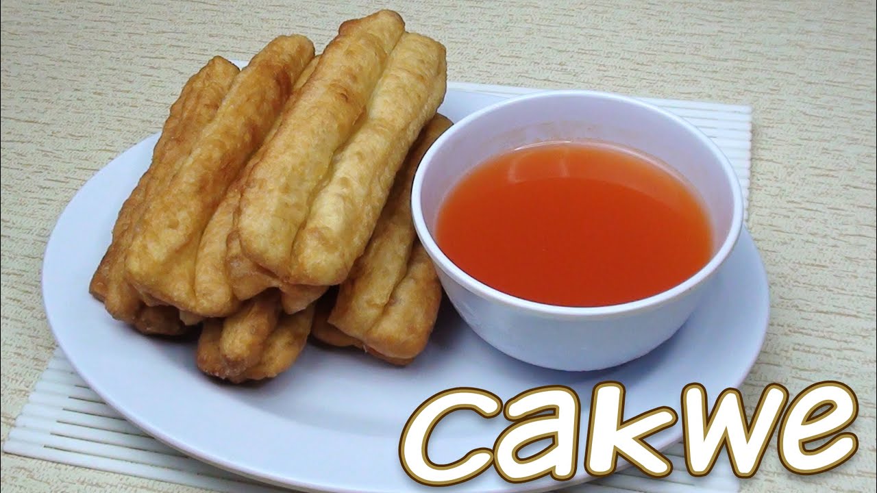 Cara Membuat Cakwe Goreng Dan Saos Sambal Cakwe - YouTube