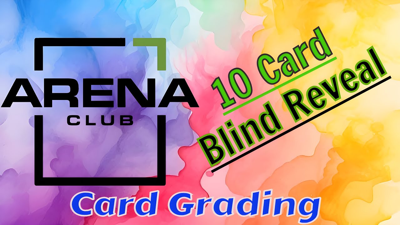 Arena Club Card Grading - A 10 Card Blind Reveal - YouTube