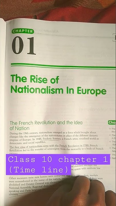 The Rise of Nationalism in Europe History Chapter 1 ch 1 timeline date ...