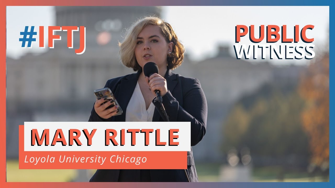 Mary Rittle - Public Witness Speaker | #IFTJ 2023 - YouTube