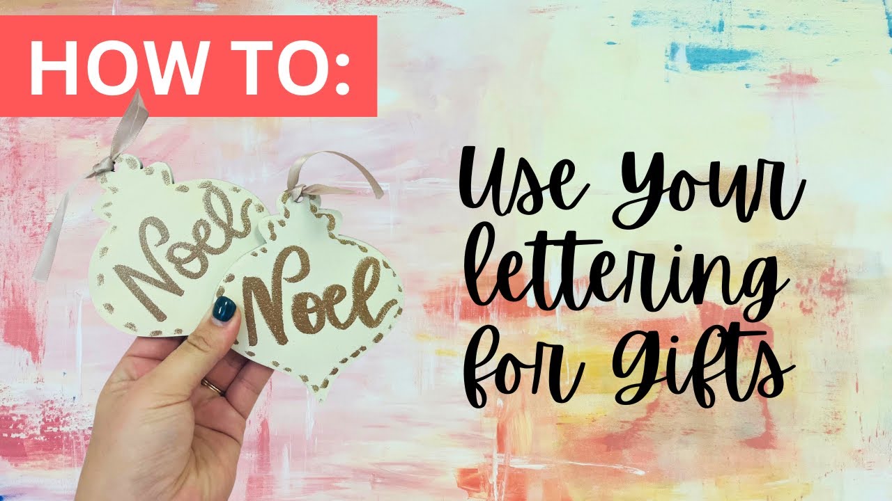 How to Use Your Lettering for Gifts | Quick & Easy 10 Minute Challenge ...