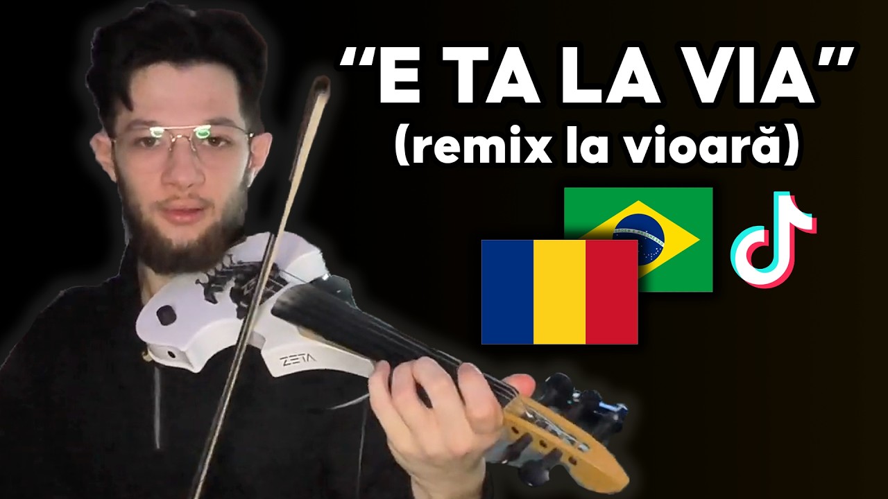 Florin Dragan - E ta la via 🎻[Remix La Vioara] (Cover Bote) - YouTube