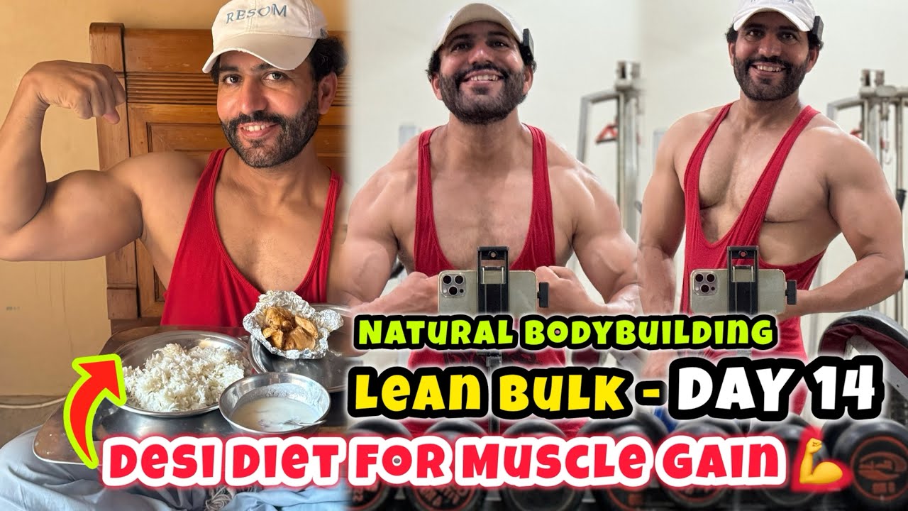 Natural Bodybuilding Lean Bulk Day 14 - Shoulders Day - Full Day Of ...