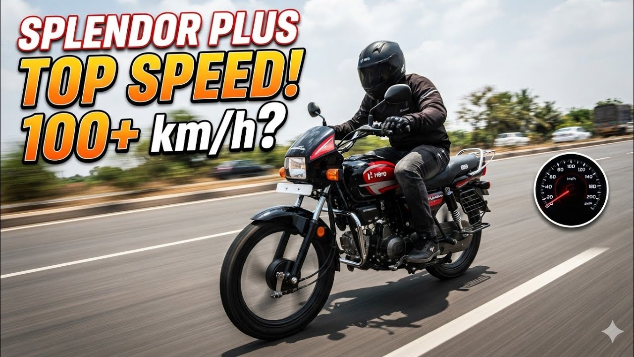 SPLENDOR PLUS TOP SPEED TEST || SPEED TEST 2022 ||स्प्लेंडर की टॉप टॉप ...