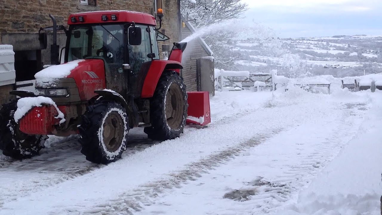 Mapleview Tractor Mounted PTO Snow Blower - YouTube