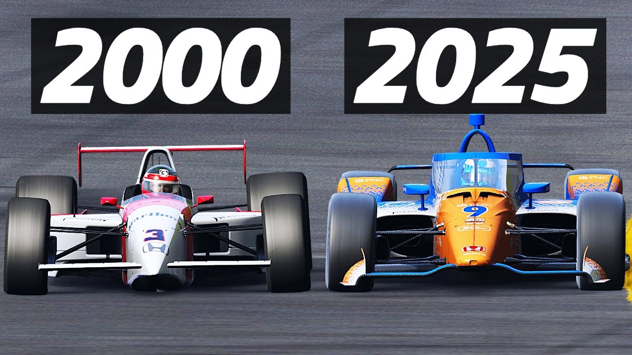 Old CART vs IndyCar at DAYTONA - YouTube