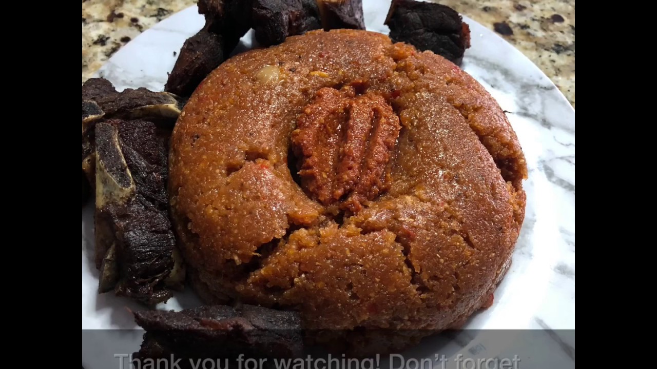 COMMENT PRÉPARER DU PIÑON A LA VIANDE DE CHÈVRE DU TOGO // JOLLOF EBA ...