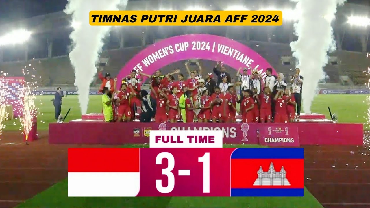 HIGHLIGHT TIMNAS PUTRI | INDONESIA VS KAMBOJA !! FINAL PIALA AFF WANITA ...