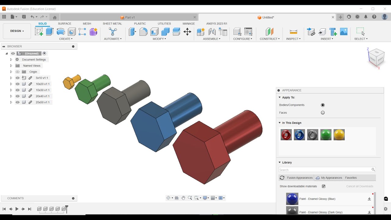 New Update in Fusion 360 : How to Create Configuration in Fusion - YouTube