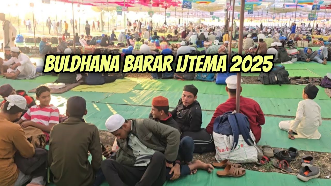 Buldhana Maharashtra ijtema 2025 beautiful view 😍 first day ijtema 2025 ...