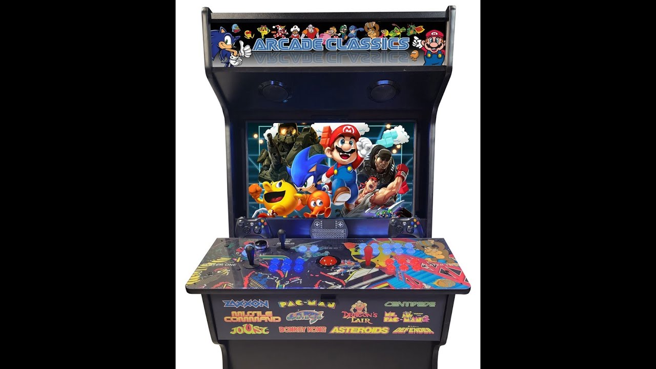 32" Classic Arcade -8TB Hyperspin / Mame Arcade with 80k Games - YouTube