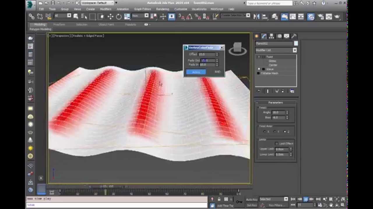 3dsMax Vertex Color Ocean Foam script - YouTube