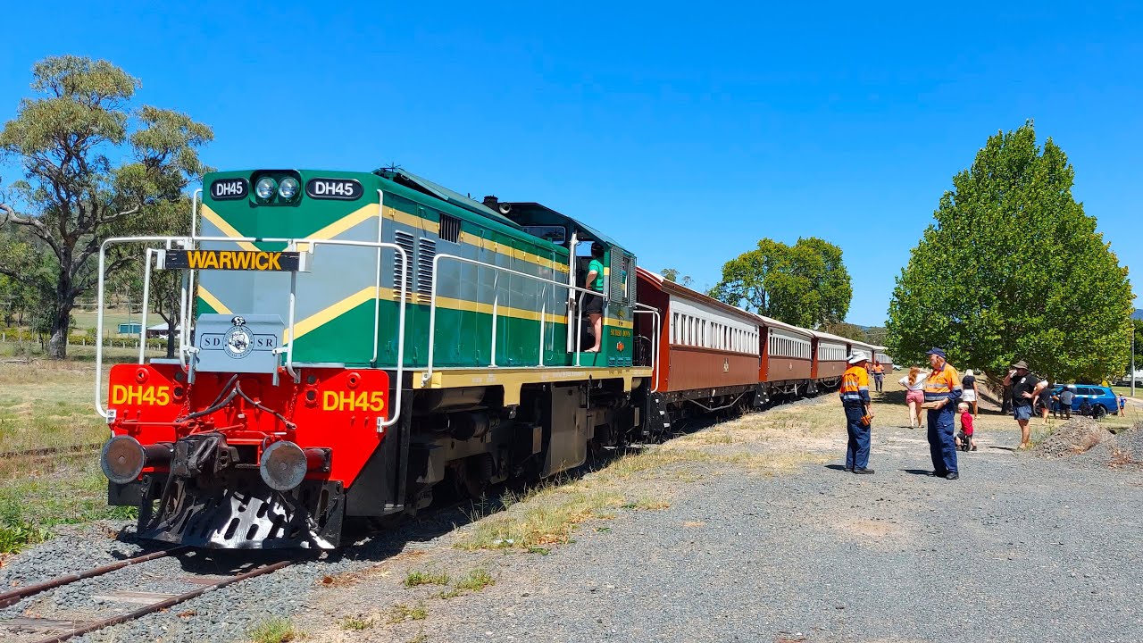 DH45 - SDSR Train to Stanthorpe and Ballandean - 1/03/2025 - YouTube