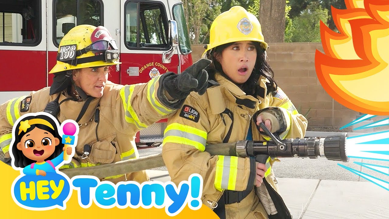 🚒 Becoming a Firefighter! | Explore Firetruck | Educational Videos for ...