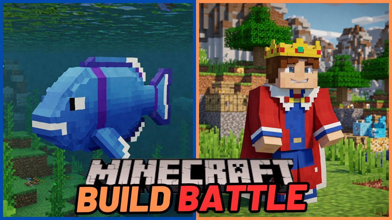PEIXE e REI! - Minecraft Build Battle - YouTube