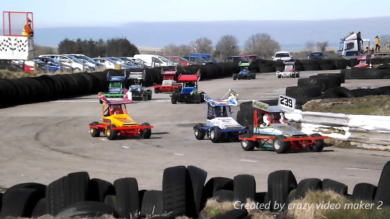 BRISCA MICRO F2s RACE 12 HEAT 2 ... "ROBBIES WIN" - YouTube