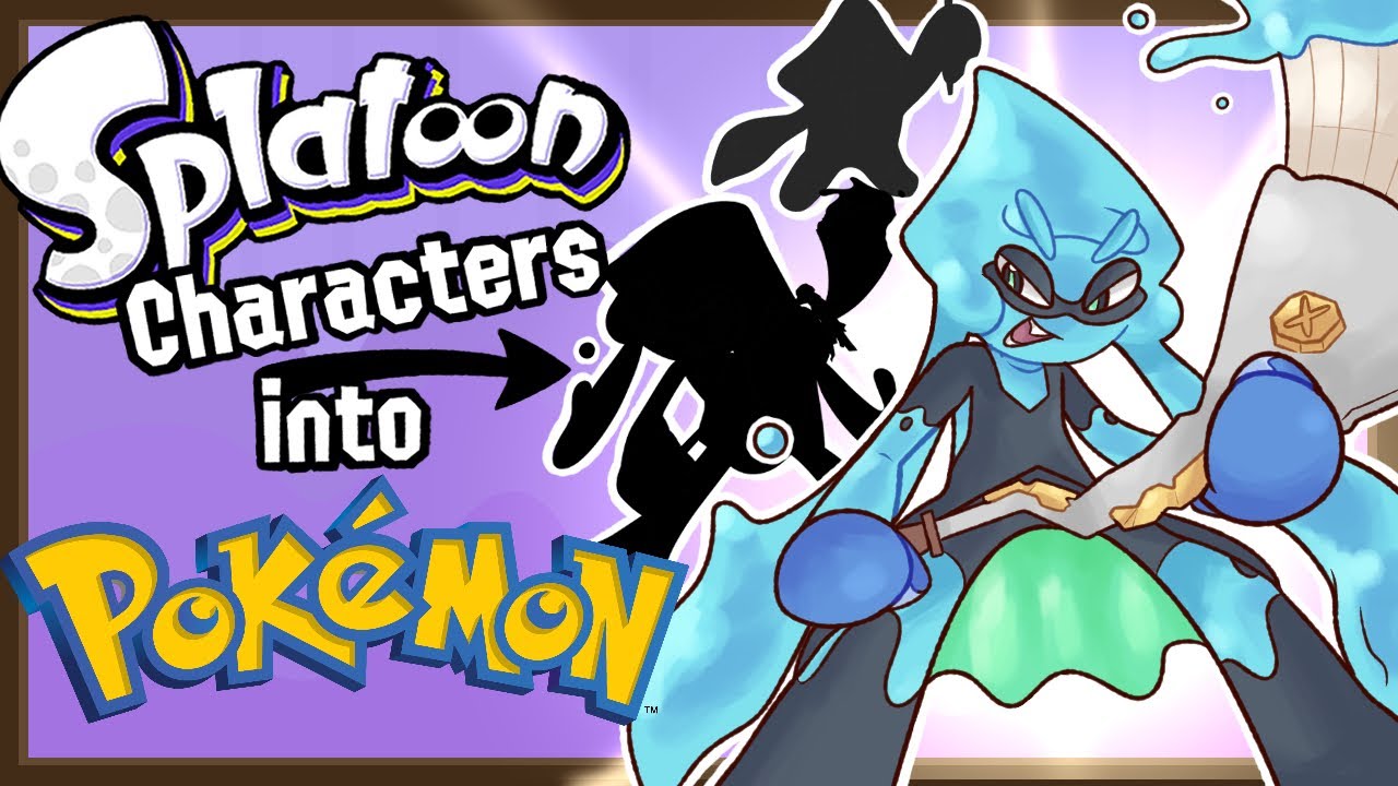 Turning SPLATOON Characters Into POKEMON - YouTube