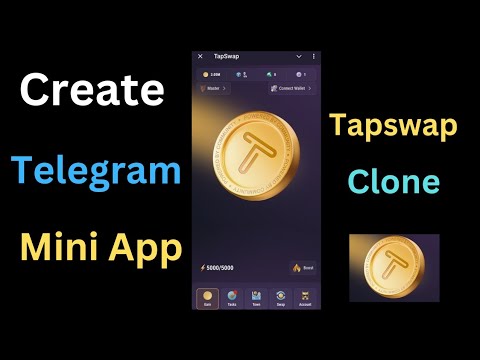 Create Telegram Mini App Like Tapswap - YouTube