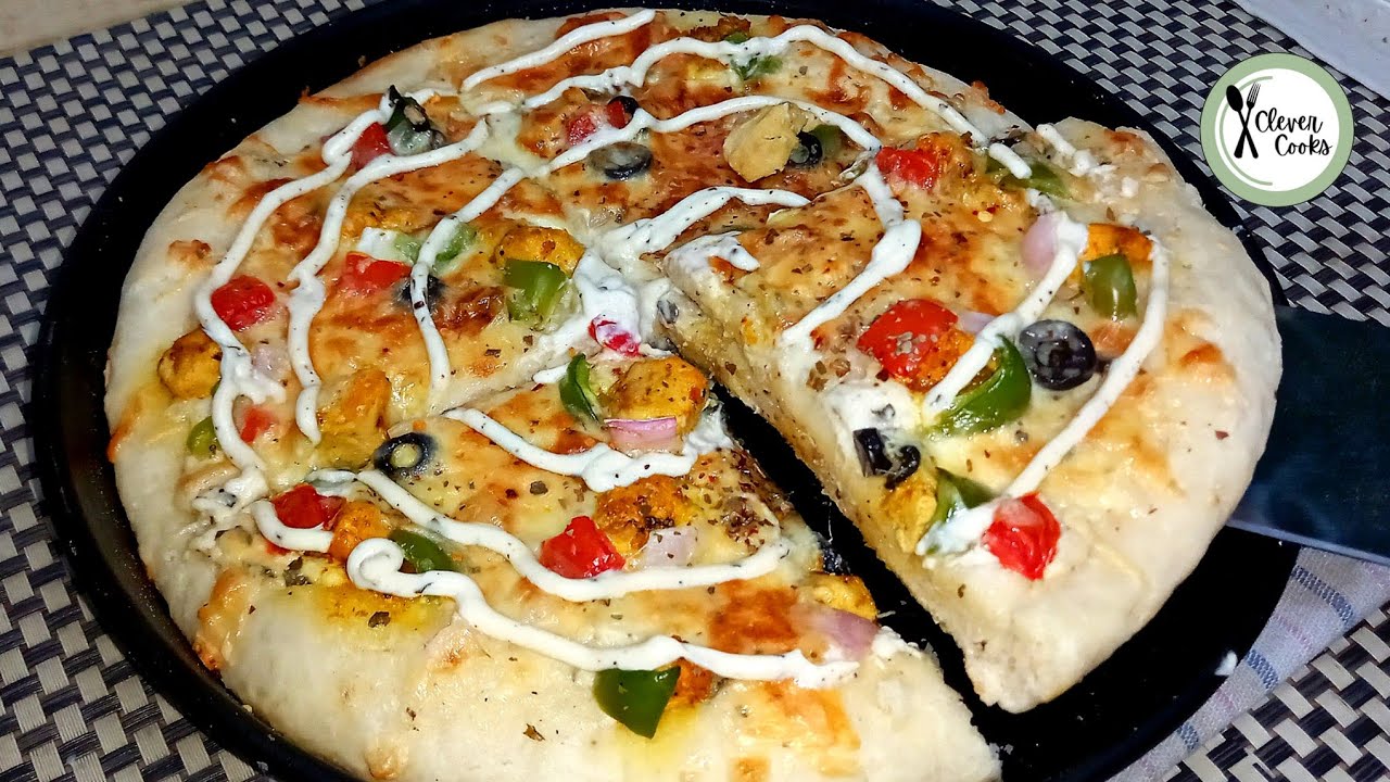 Ranch Pizza Recipe - Easiest Chicken Ranch Pizza || Clever Cooks ...