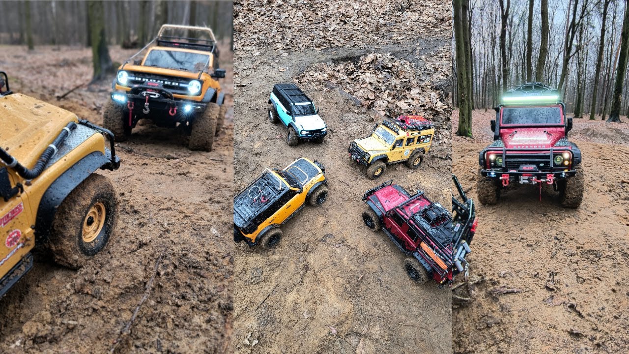 RC CRAWLER 1/10 TRAXXAS TRX4 DEFENDER / CAMEL TROPHY / BRONCO 2021 ...
