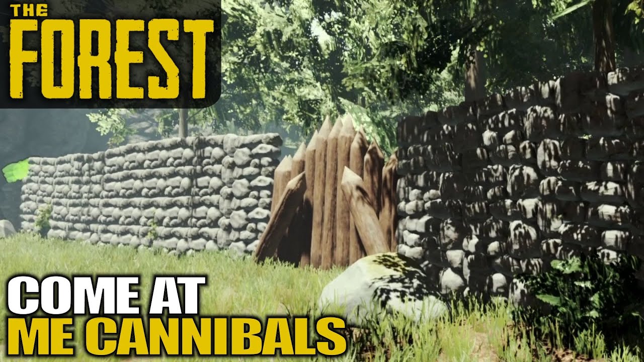 Huge Intimidating Defensive Wall | The Forest Gameplay | E25 - YouTube
