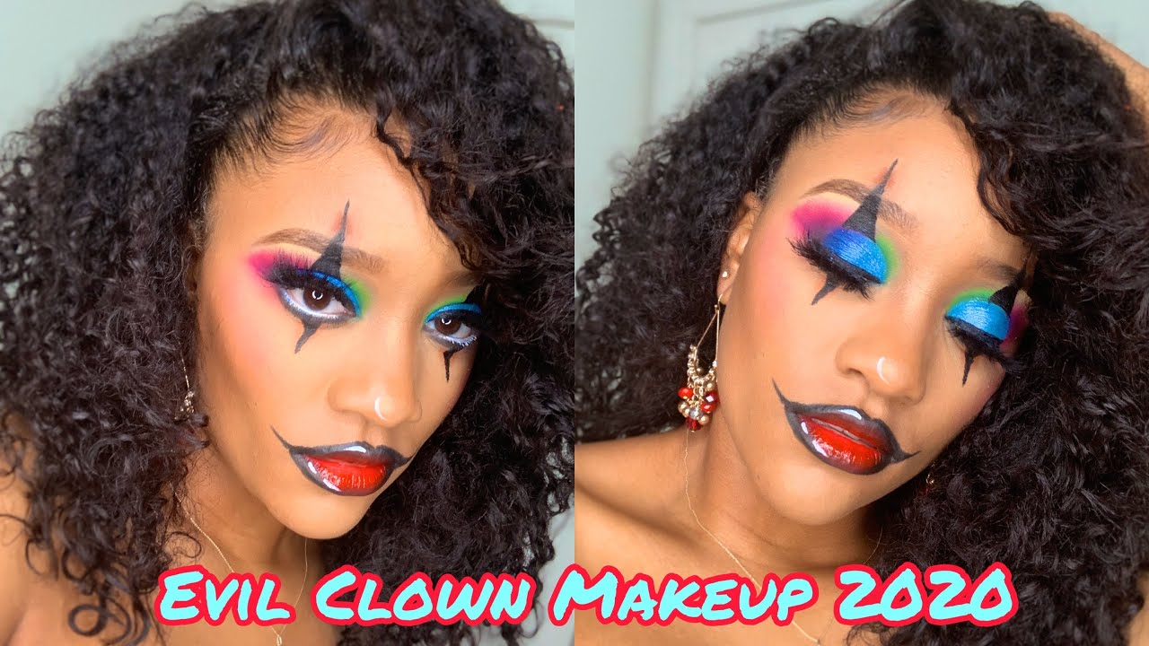 EVIL CLOWN MAKEUP TUTORIAL - YouTube
