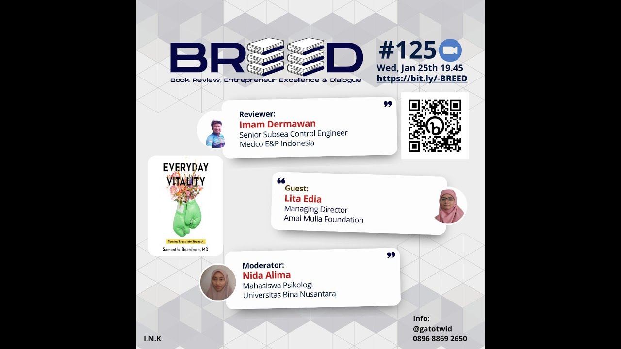 BREED #125: Everyday Vitality | Imam Dermawan I Lita Edia & Nida Alima ...