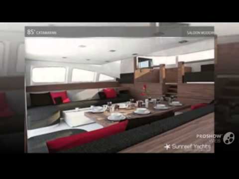 Sunreef 85 Power Power boat, Catamaran - YouTube