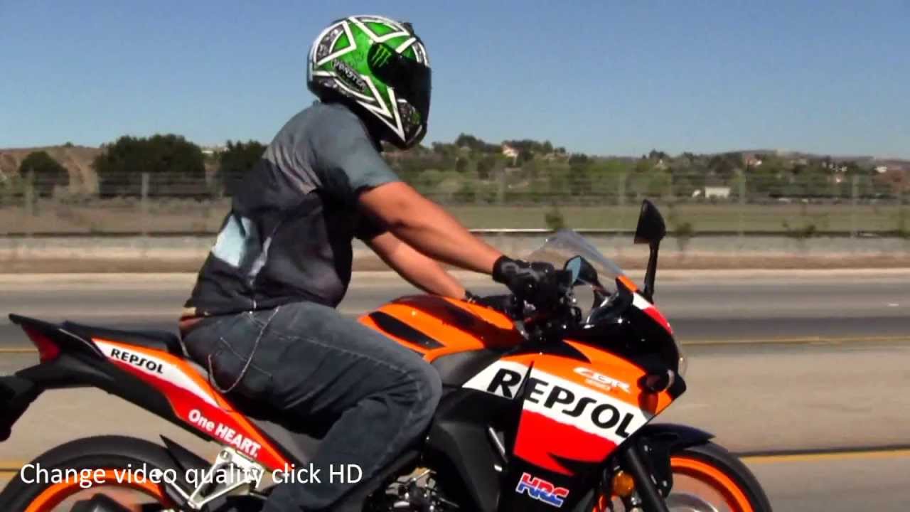 My First Ride On 2013 Honda CBR 250R Moto GP REPSOL Special Edition All ...