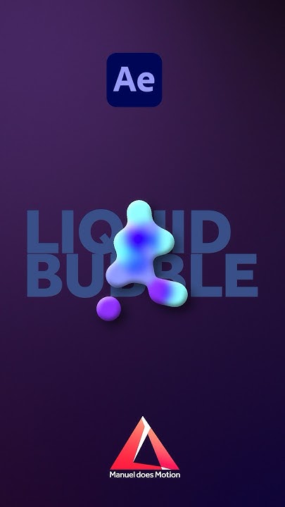 Create a liquid bubble in After Effects | Tutorial - YouTube