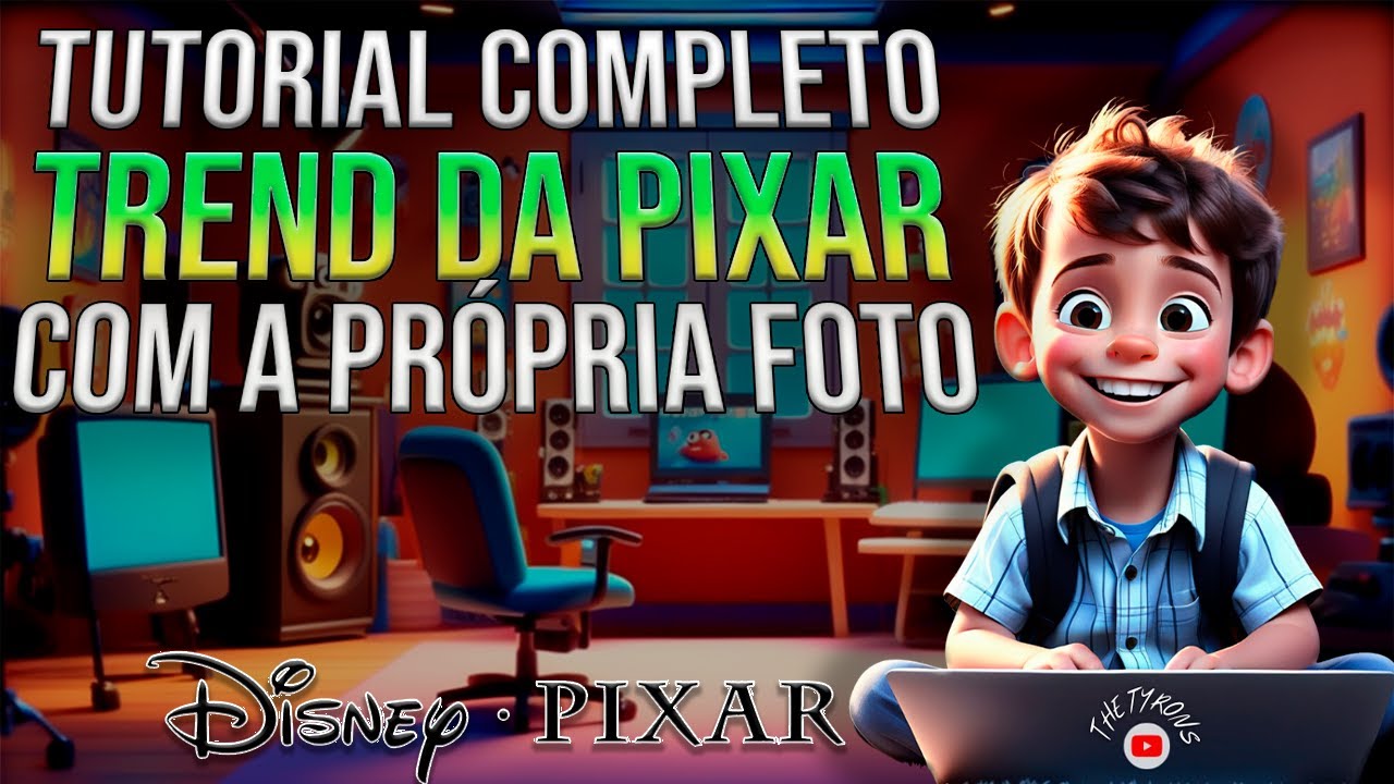 COMO CRIAR POSTER TREND DISNEY PIXAR VIRAL COM I.A TUTORIAL COMPLETO ...